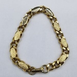 Link | Jewelry | Vintage Gold Tone Chain Link Bracelet | Poshmark